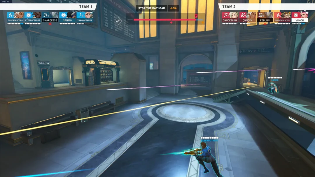 So this is probably the unluckiest Zarya grav that I have witnessed... | Scrolller