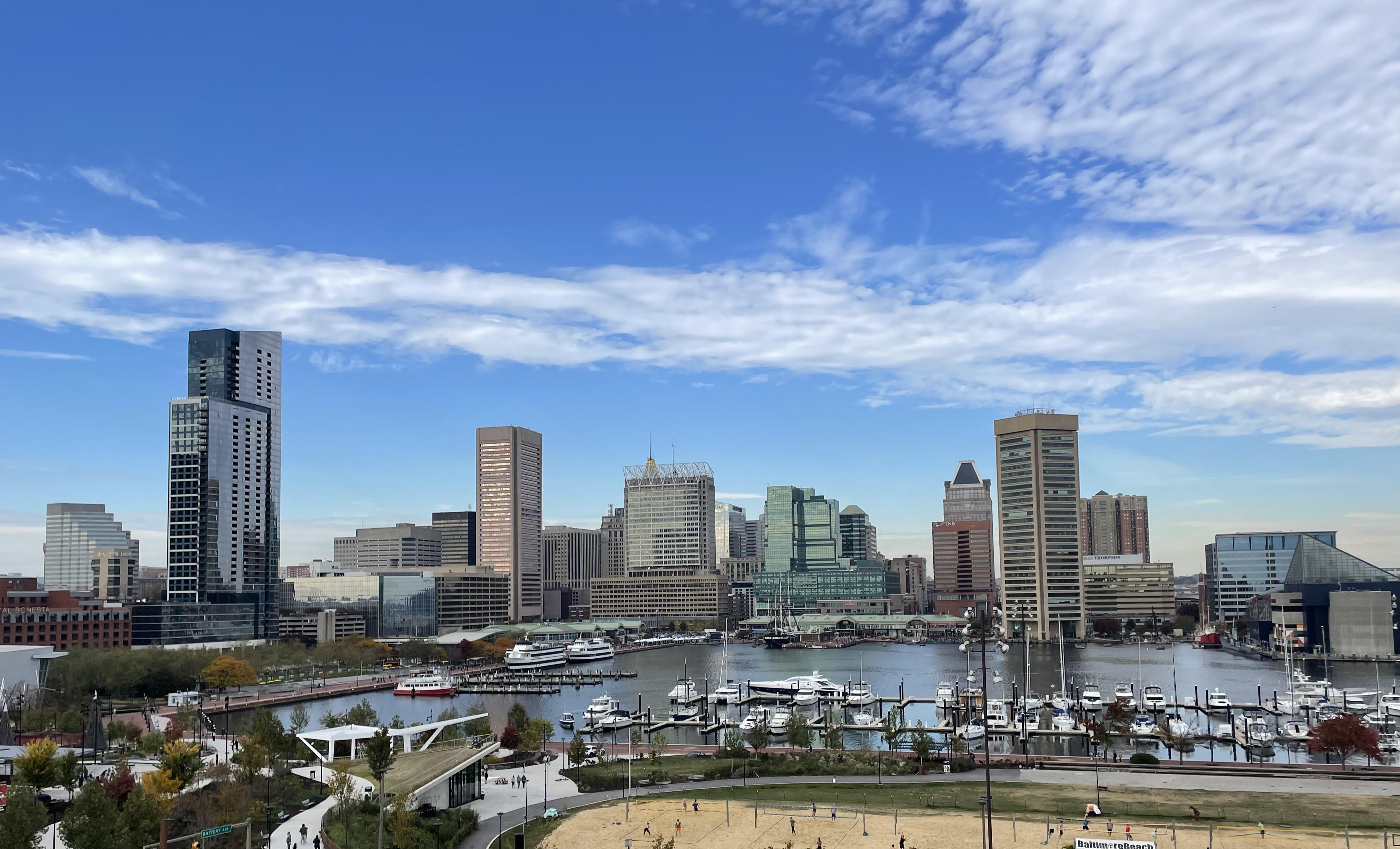 Discover more like CityPorn: Baltimore, MD - the Inner Harbor seen from Federal Hill and Related ...