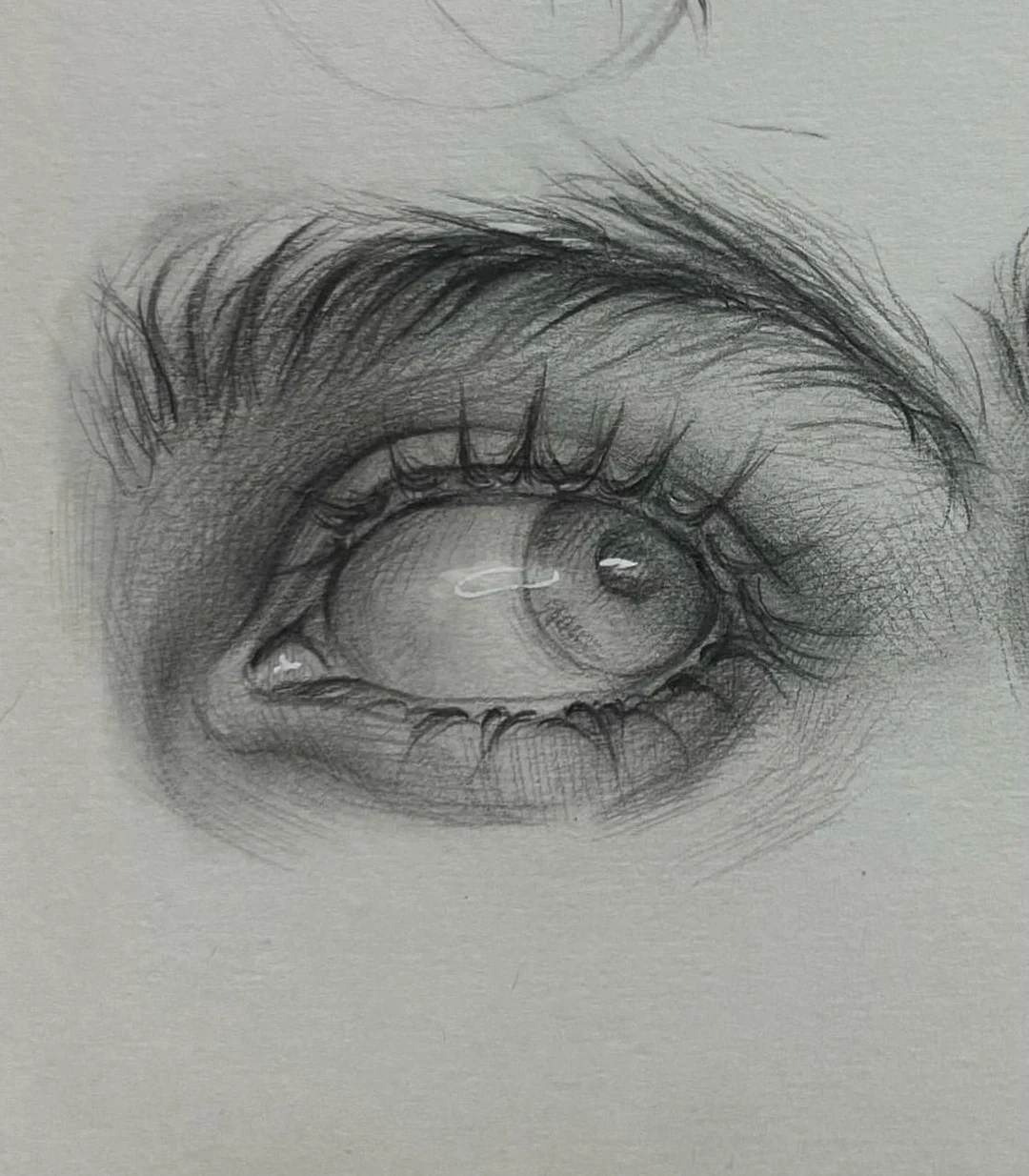 Eyes, GlitteringBuddy1 , Pencil , 2024 | Scrolller