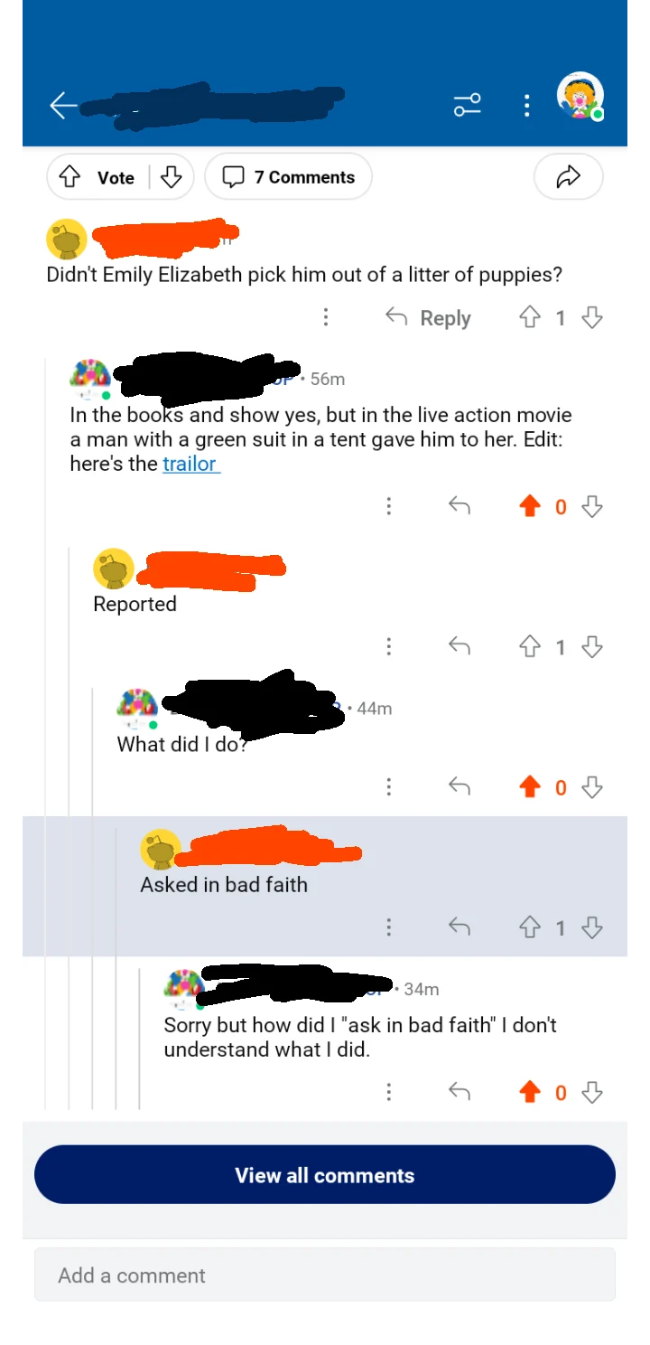Discover more like Redditmoment: Had this conversation on a post of mine and Related Content ...