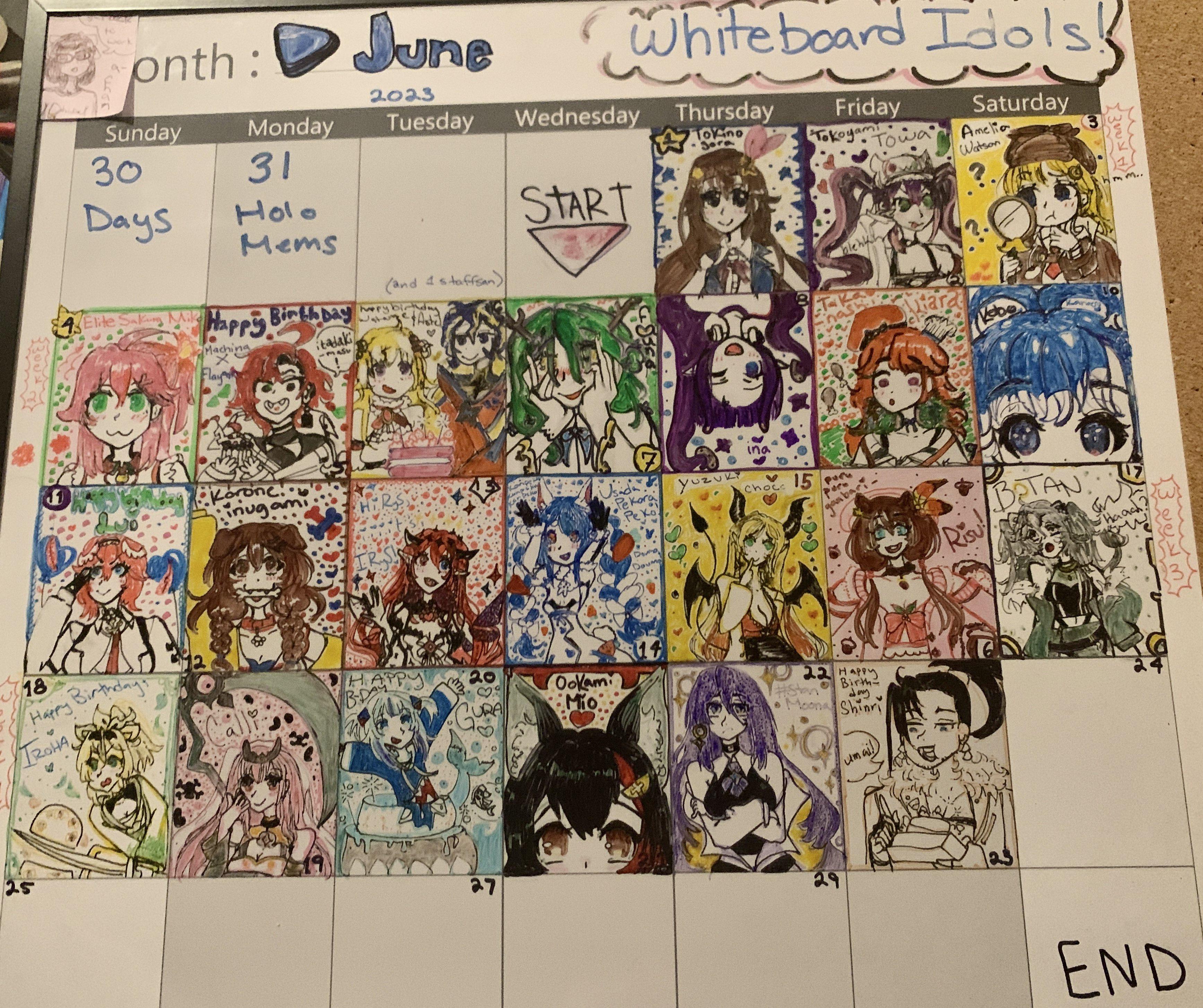 Whiteboard idols update! | Scrolller