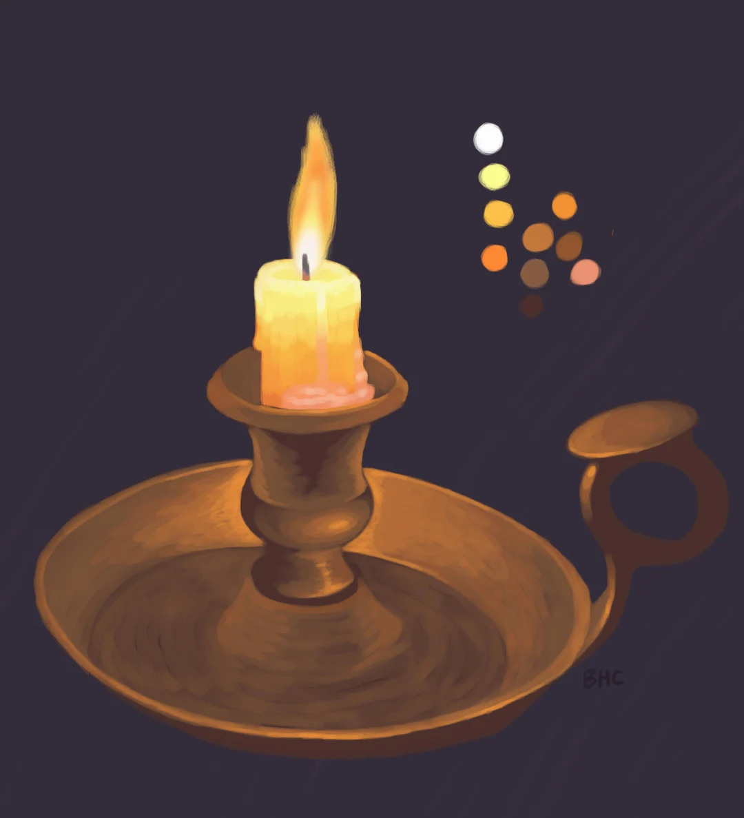 Candle Painting Experimentation, Me, Digital, 2022 | Scrolller