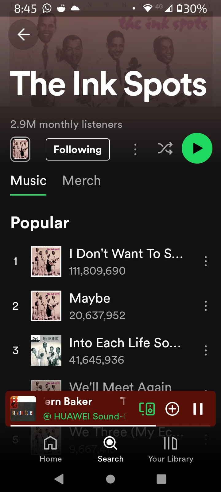 The Ink Spots on Spotify | Scrolller