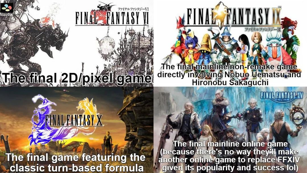 Which is your favorite final Final Fantasy game | Scrolller