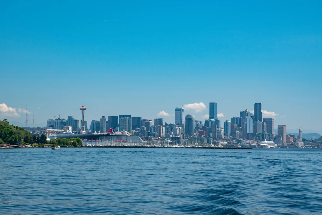 Seattle, WA- photographed from the Puget Sound | Scrolller
