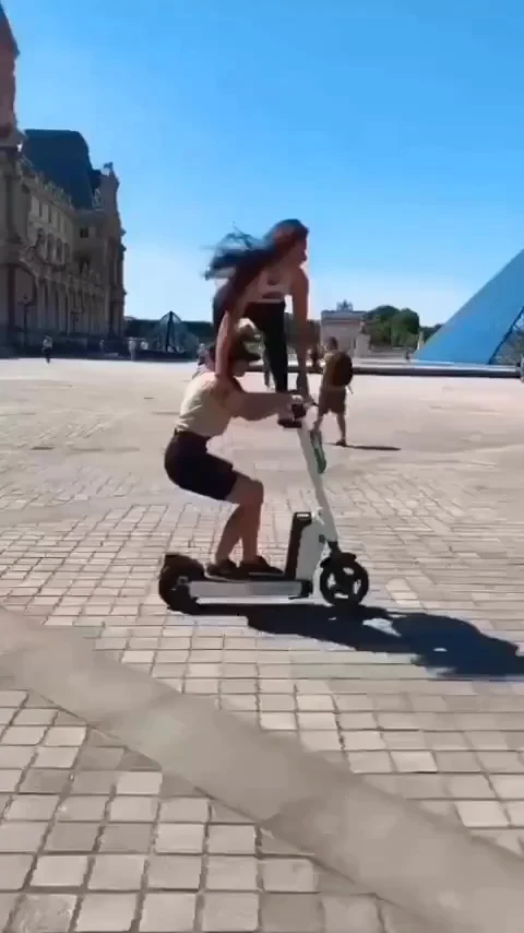 HMC while doing stunts | Scrolller