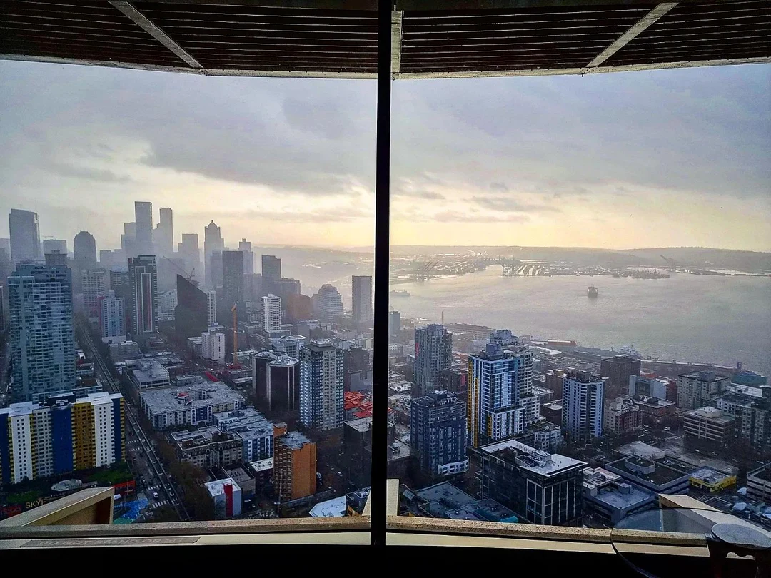 Space Needle view. Seattle, Washington. Dec 2022. | Scrolller