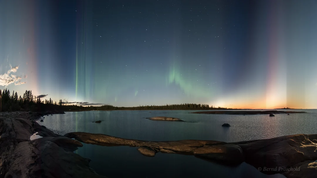 Sunset to Sunrise over the Baltic Sea [Image Credit & Copyright: Bernd Pröschold (TWAN)] | Scrolller