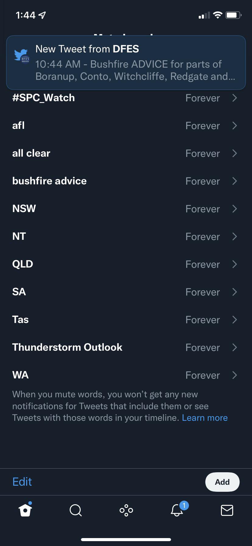 Muting words not working | Scrolller