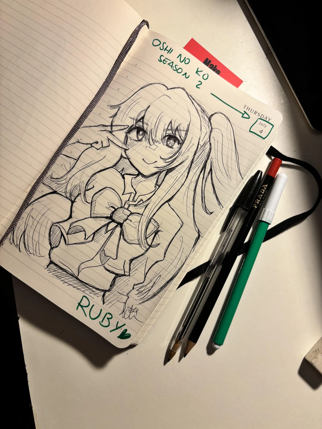 Ruby fanart [Oshi no Ko] | Scrolller