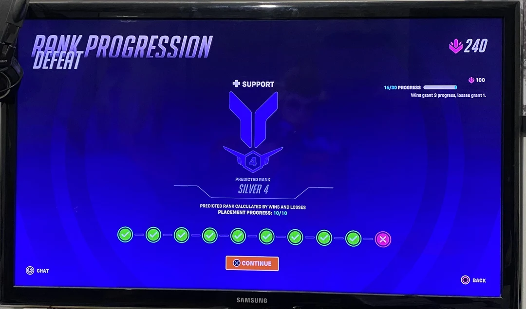 My rank for 9 wins and 1 loss on support | Scrolller