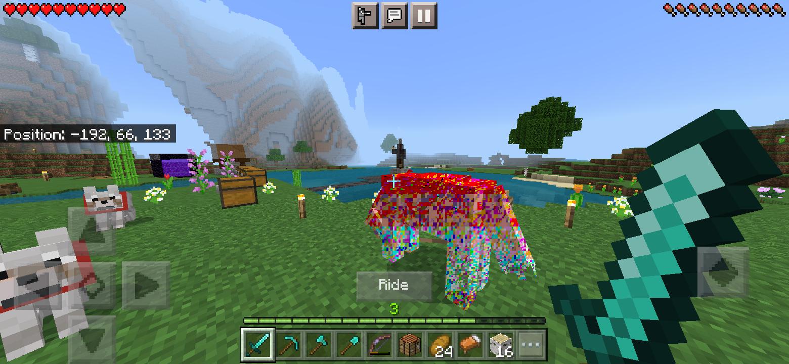 Why are the horses in my world rainbows? | Scrolller