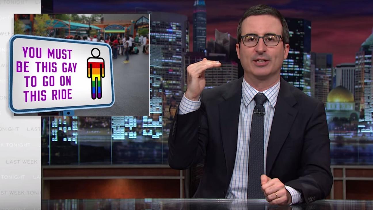John Oliver says "Happy Pride Month" to r/eyebleach | Scrolller