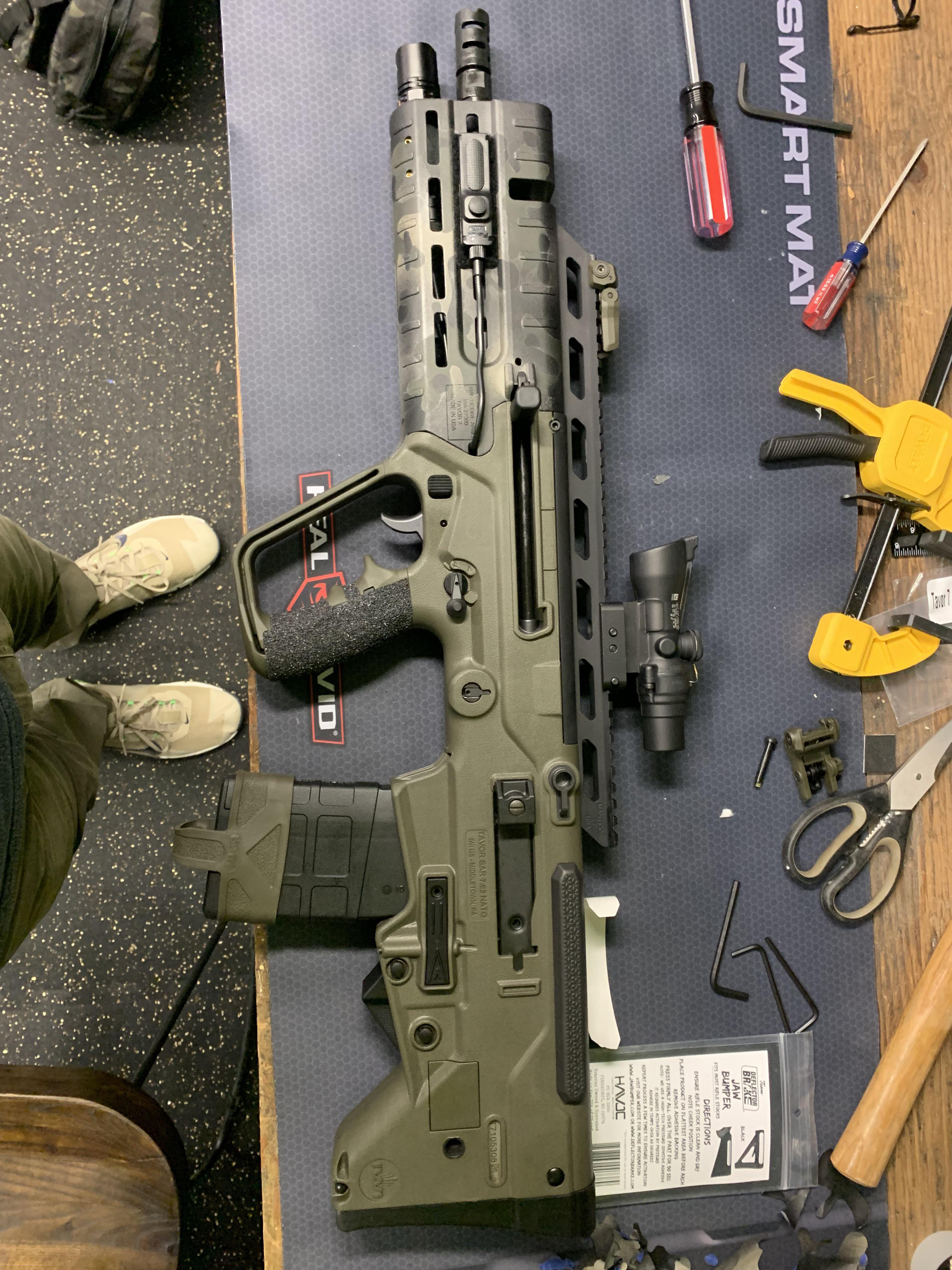 Customizing my Tavor 7. Build is nearly complete. | Scrolller