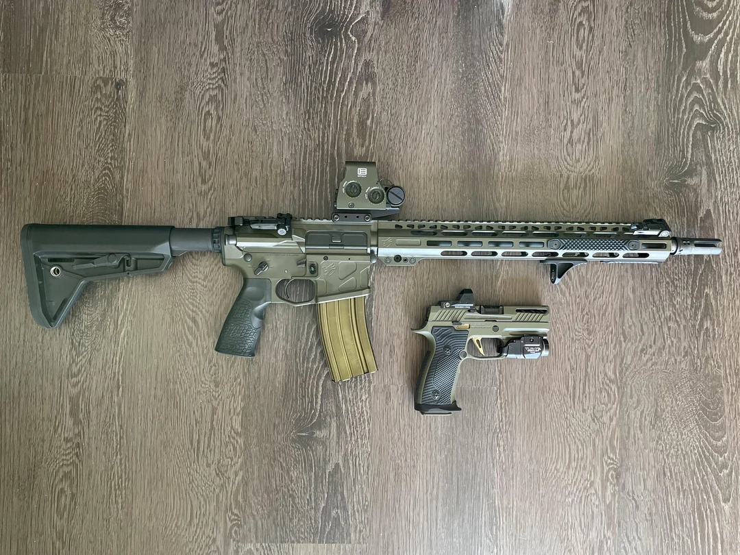 First AR15, had to get a matching side arm | Scrolller