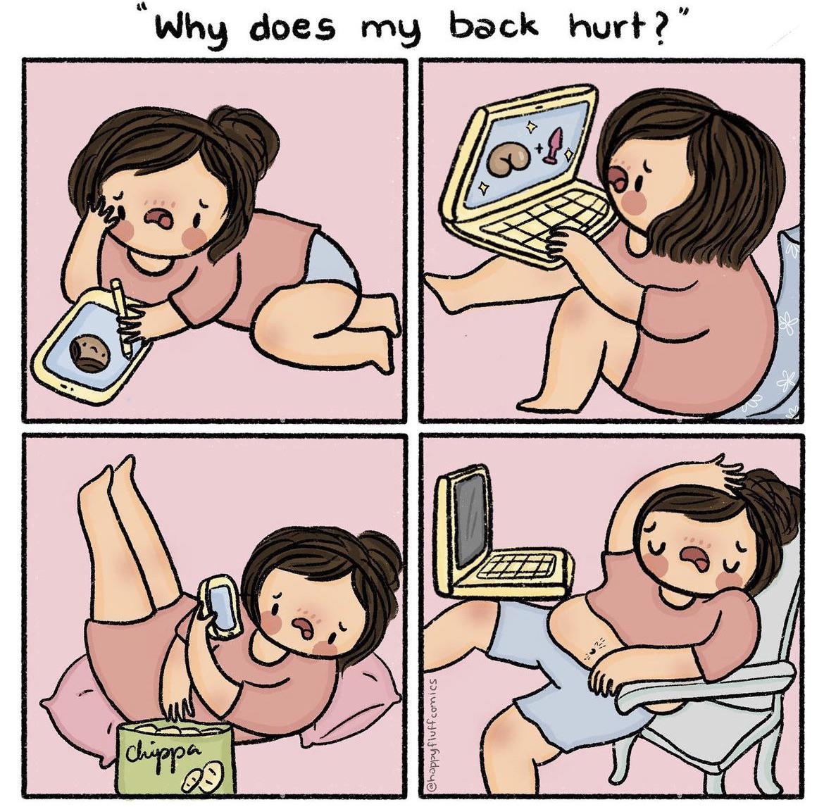 [OC] why does my back hurt | Scrolller