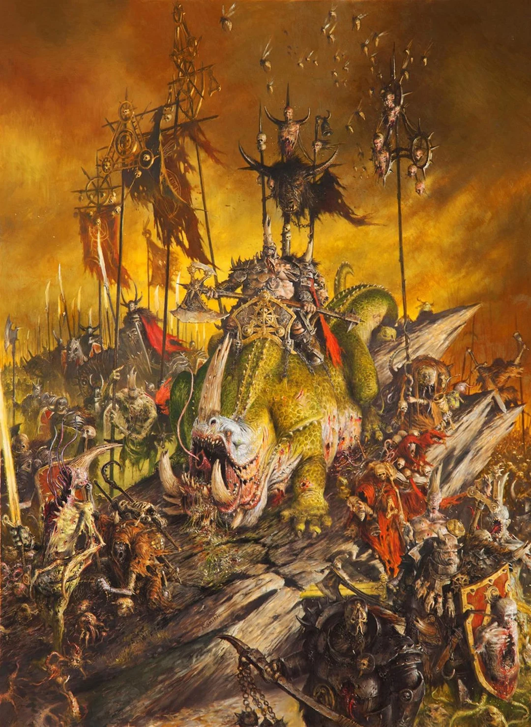 Tamurkhan: Throne of Chaos – cover art by Adrian Smith | Scrolller