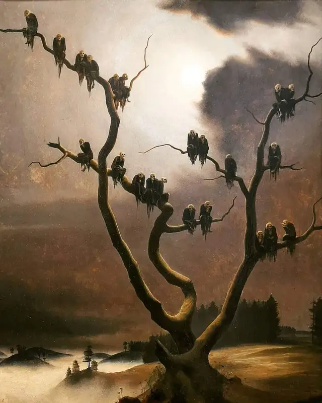 "Ghosts on a Tree" - Franz Sedlacek (1933) | Scrolller