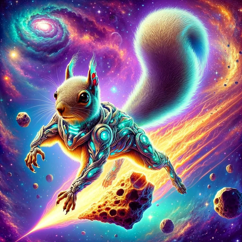 DALL•E - "Ultra Psychedelic Space Squirrel 5000" | Scrolller