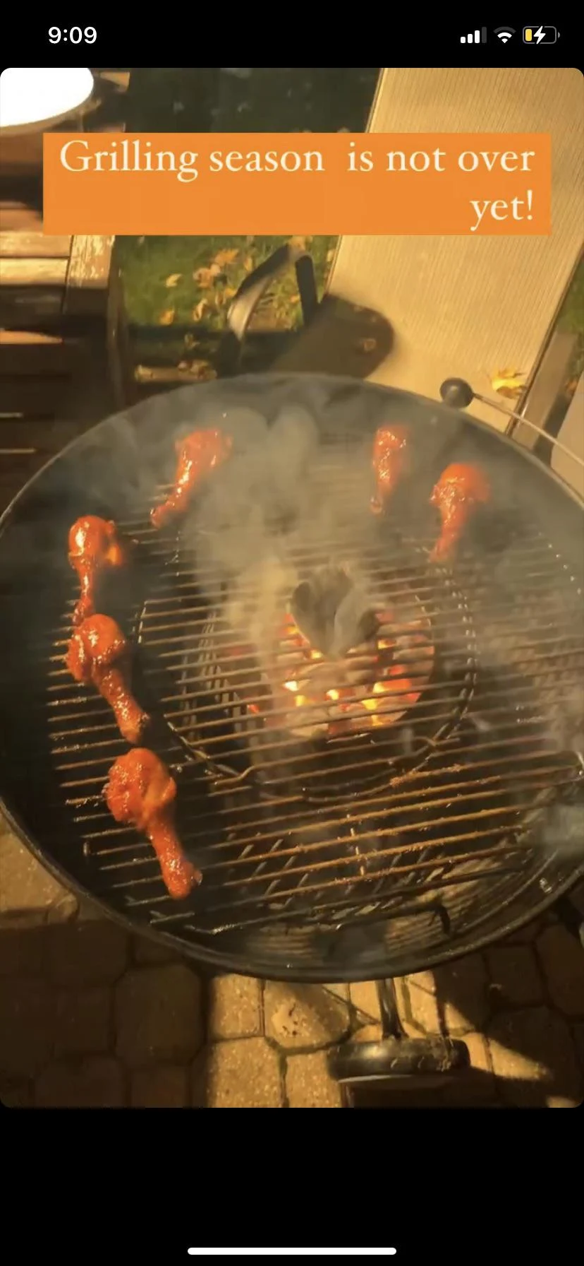 Weber Vortex drumsticks | Scrolller