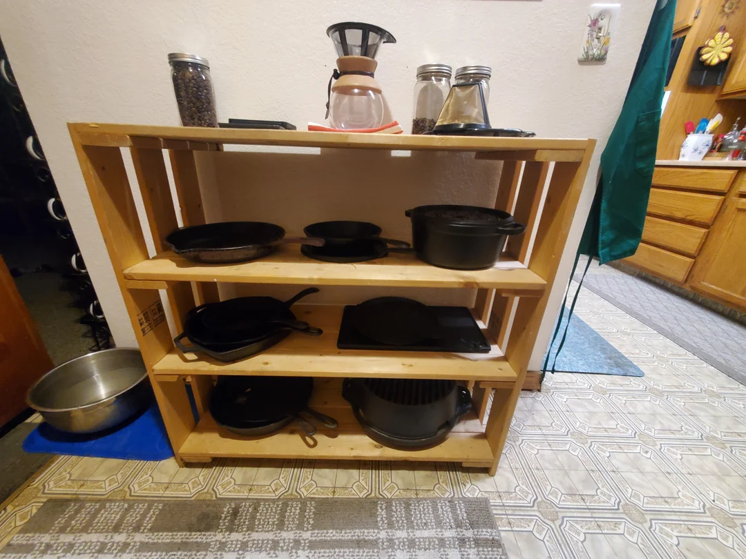 new shelf for all my cast iron | Scrolller