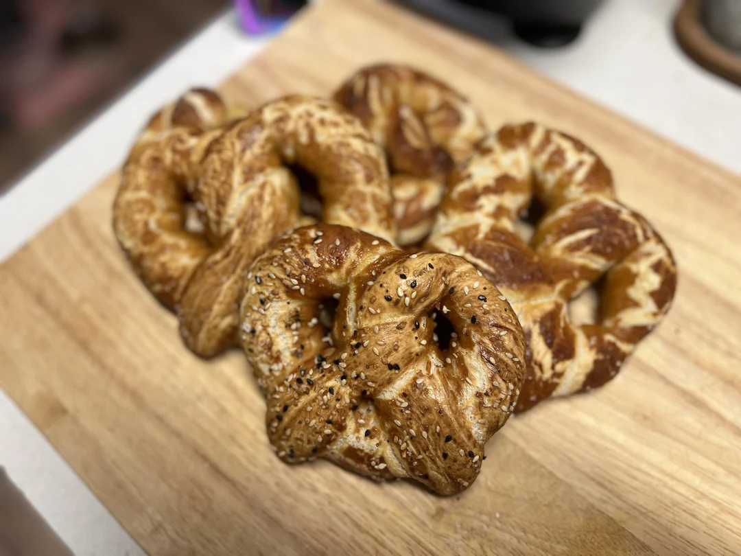 My attempt at pretzels 😅 | Scrolller