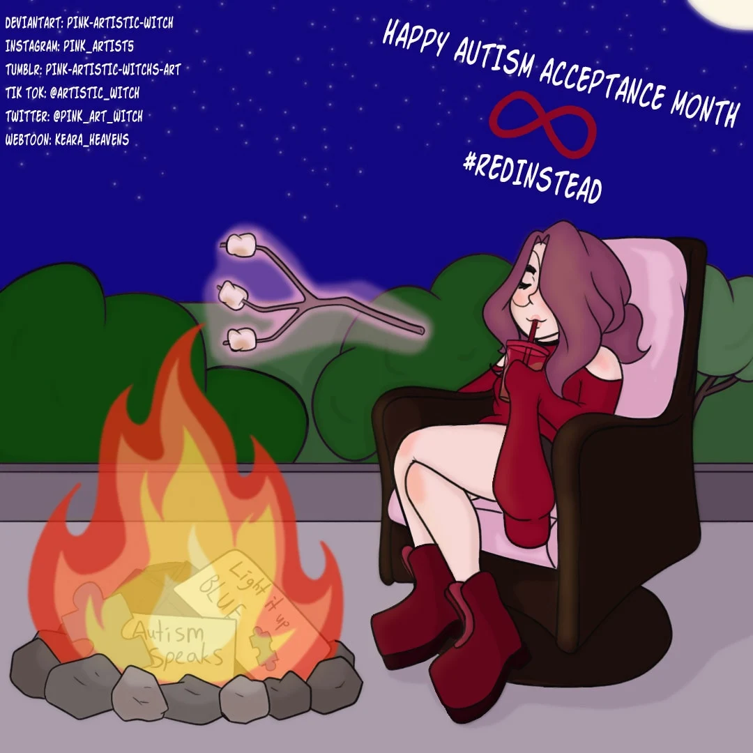 Autism Acceptance Month, Me, Digital, 2023 | Scrolller