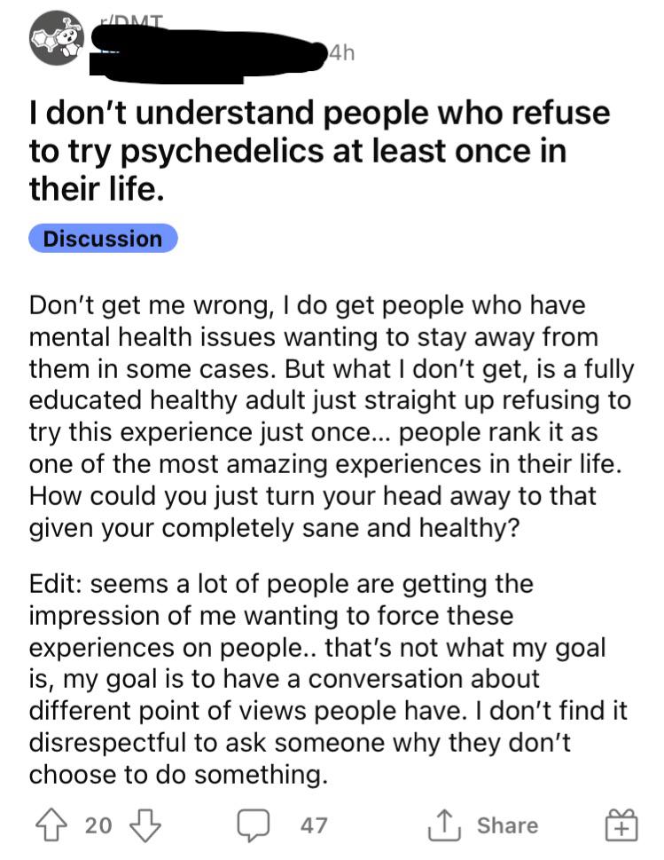 Average DMT user | Scrolller