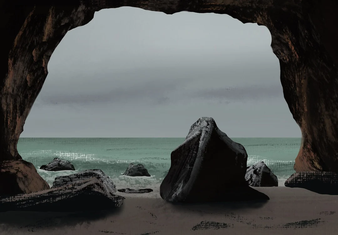 Beach Study, AdagiumKairos, Digital(Procreate), 2023 | Scrolller