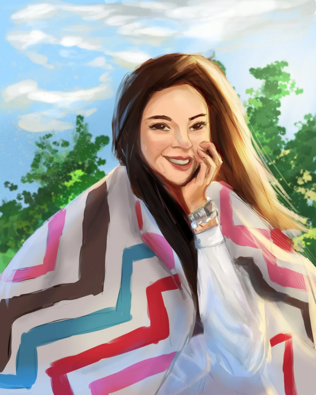 Portrait for a friend, me, Digital, 2023 | Scrolller