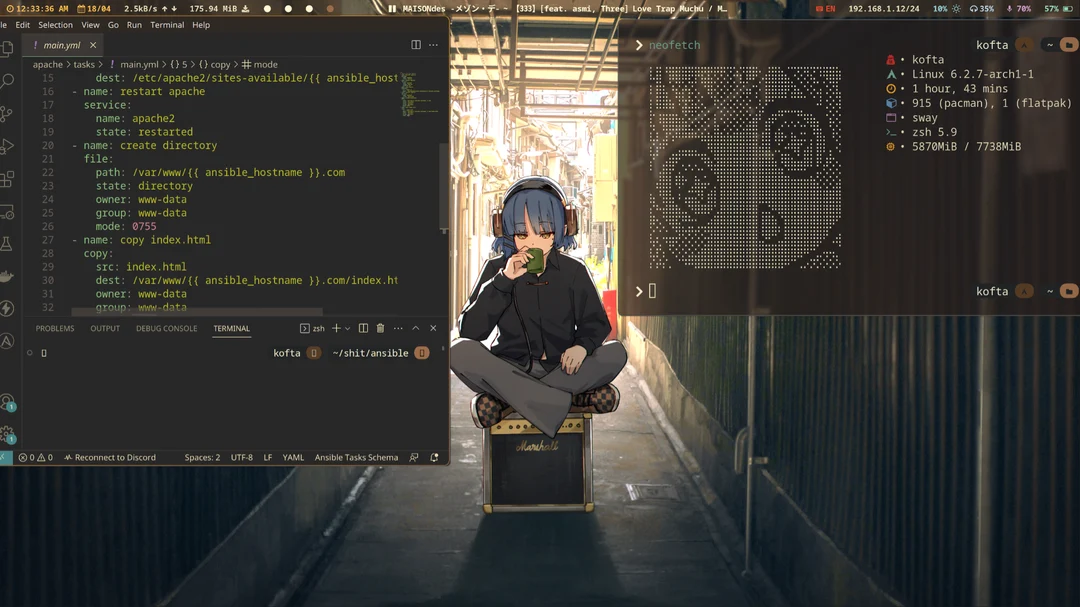 [Hyprland] First time using Arch + Tiling WM | Scrolller