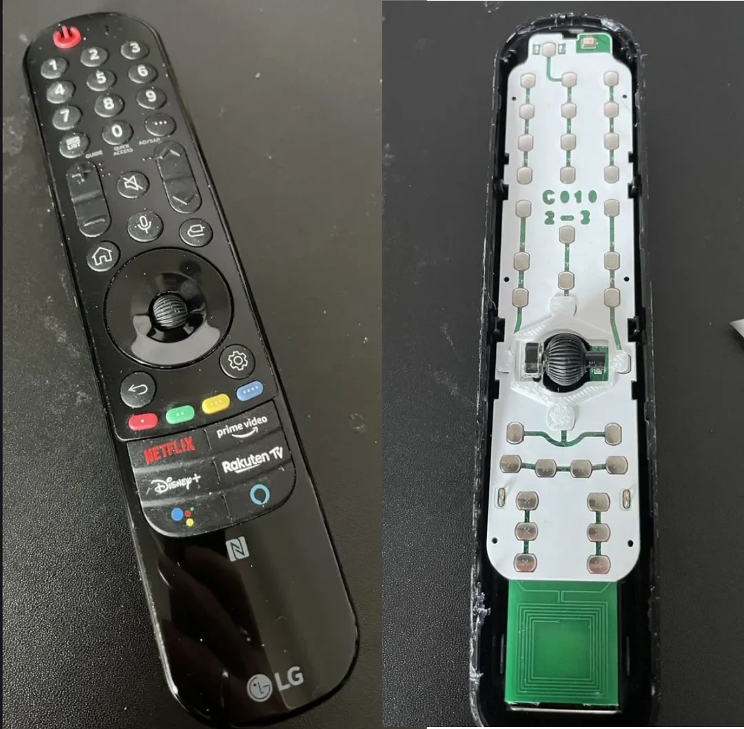 Fixed the arrow navigation keys on my LG Magic Remote | Scrolller