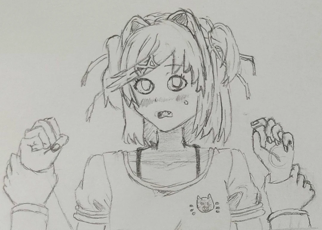 Day #7 of drawing Natsuki without any prior drawing experience! | Scrolller