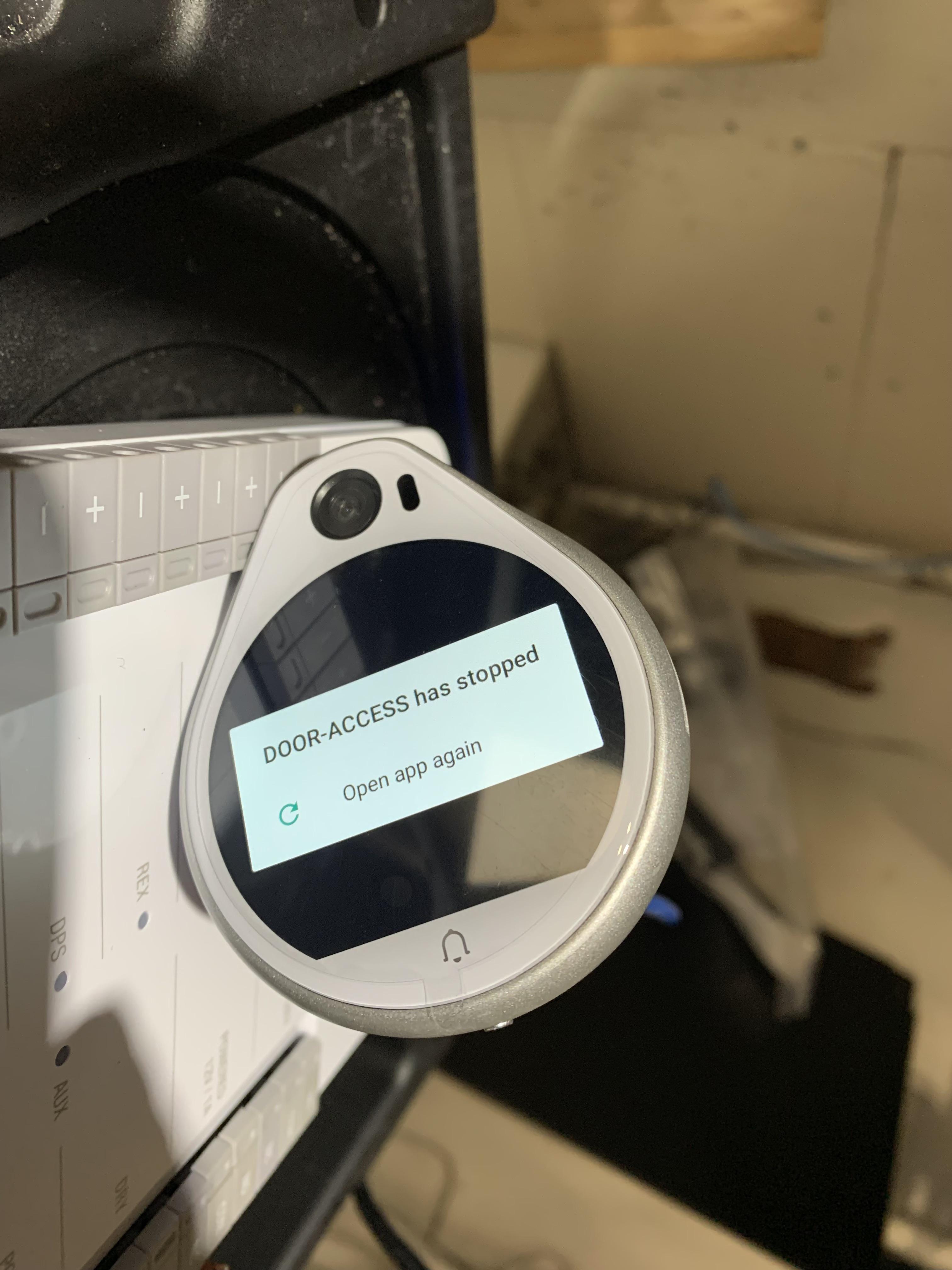 unifi access door access has stopped. | Scrolller