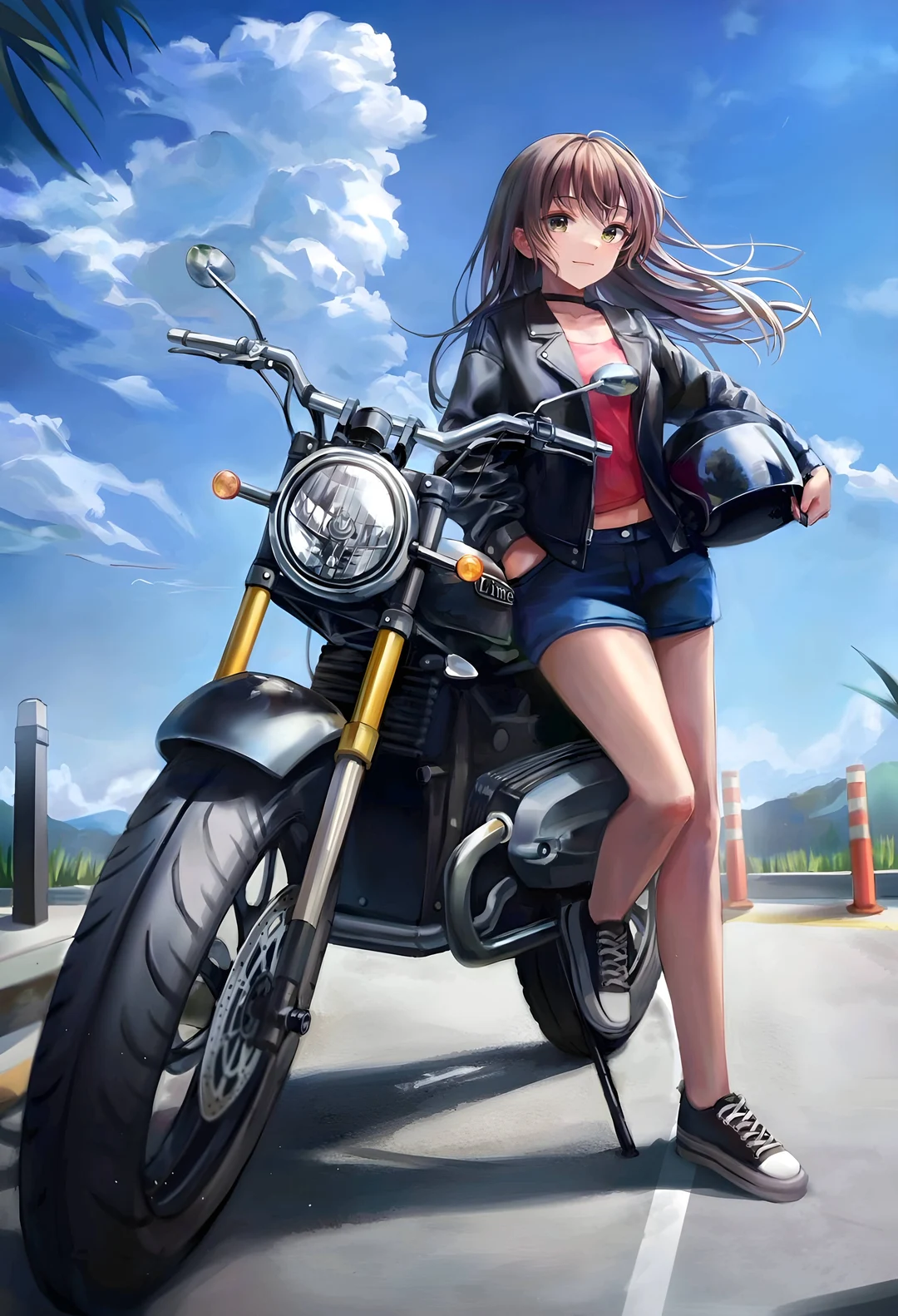Biker Girl | Scrolller