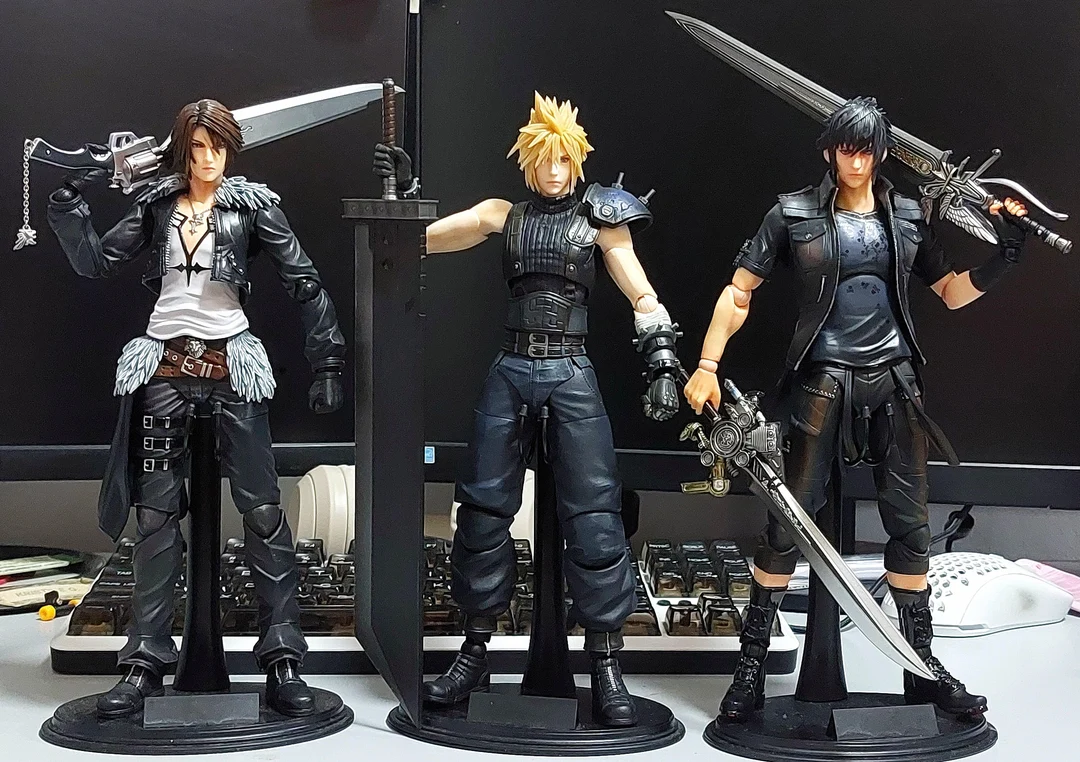Squall, Cloud and Noctis | Scrolller
