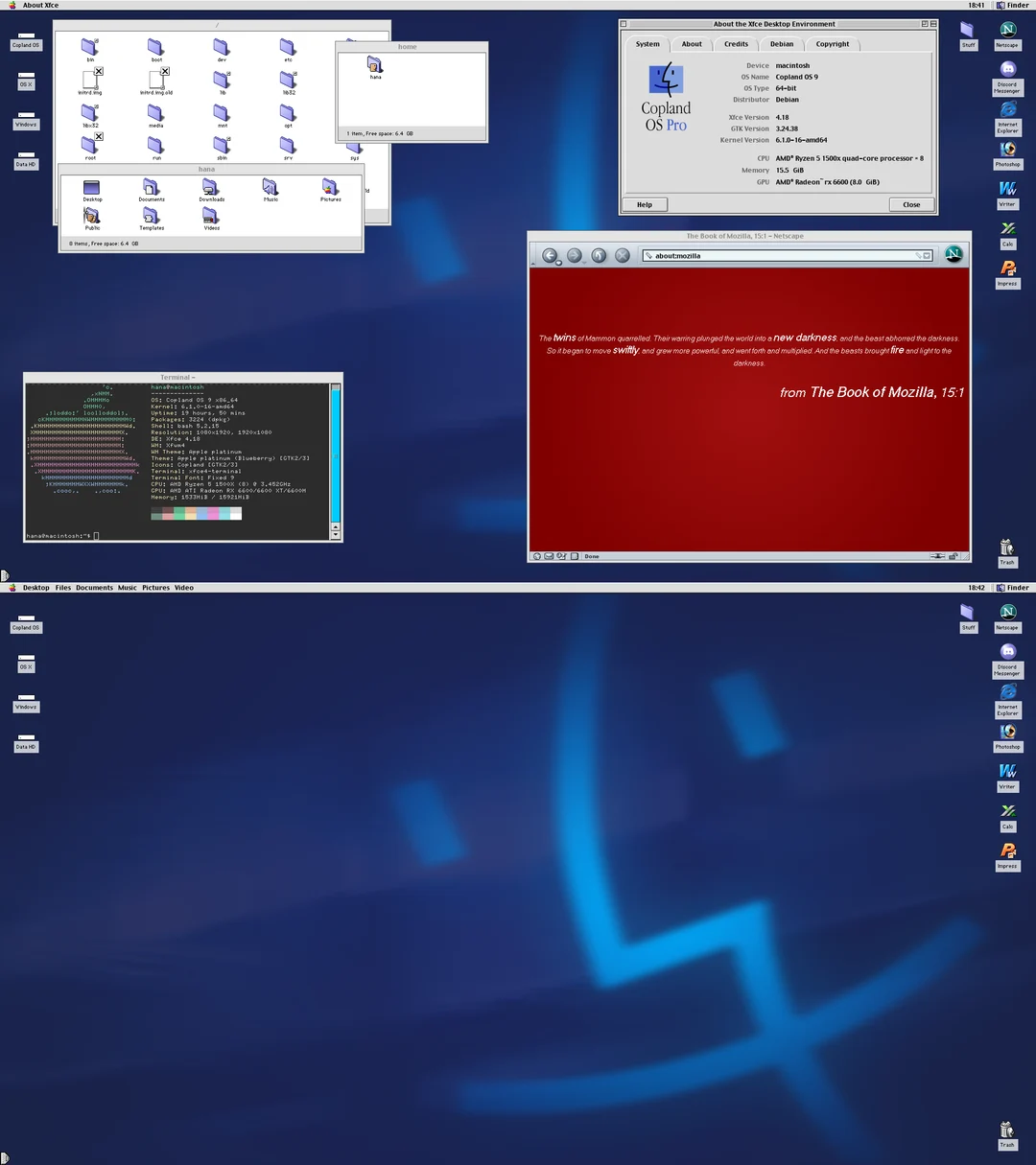 [XFCE] Copland! | Scrolller