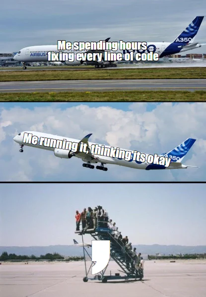 Always make sure to quadruple check for that misplaced comma | Scrolller