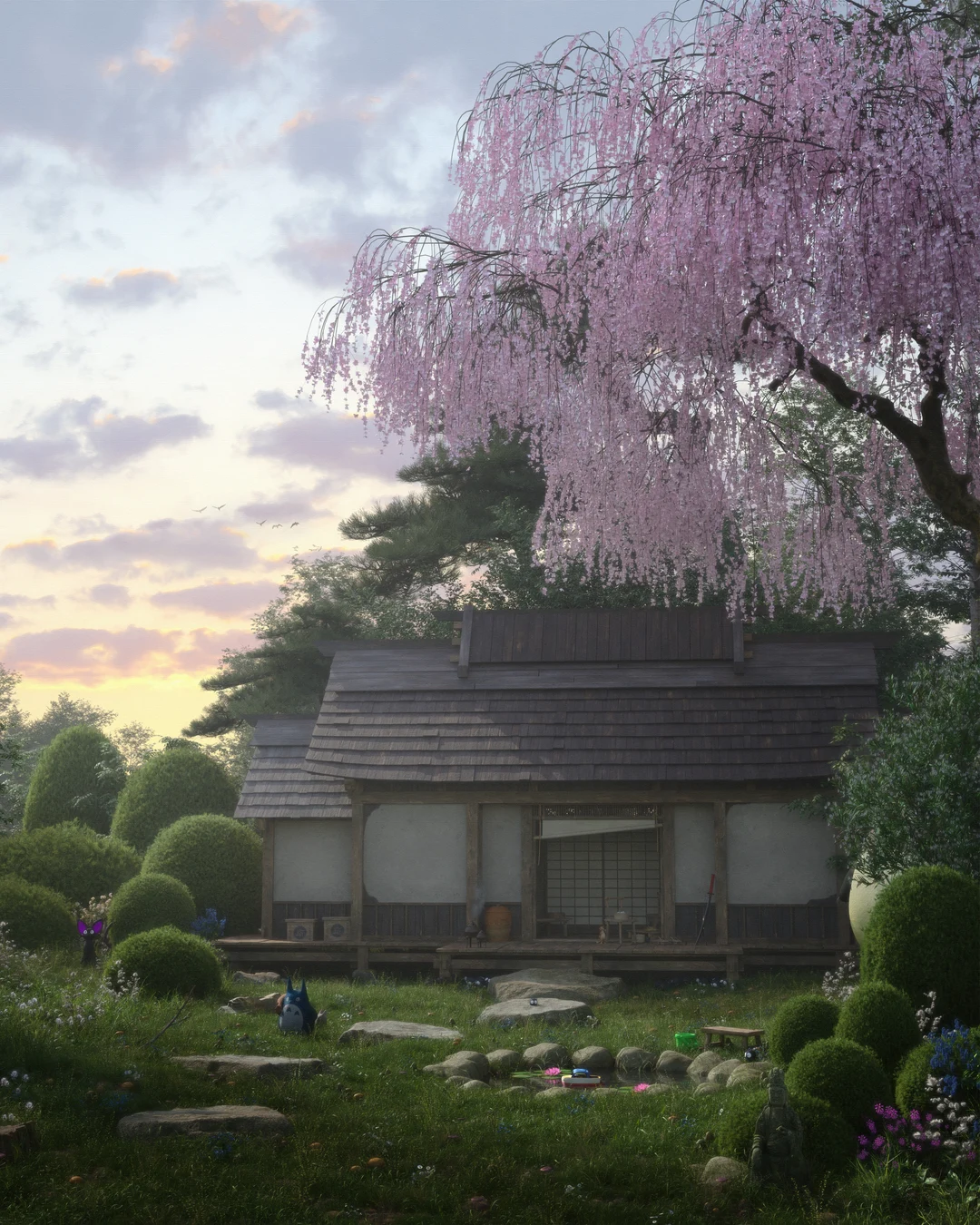 Ghibli Samurai House by ASMU (Me) | Scrolller