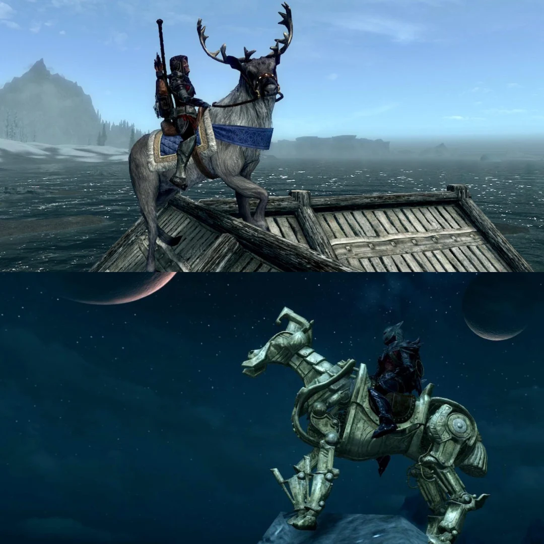 Discover more like Skyrim: Help me settle this, which steed suits the Dragonborn? and Related ...