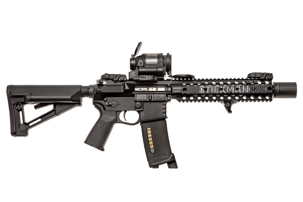 Cross Machine Tool upper and lower with a Centurion Arms C4 Rail | Scrolller