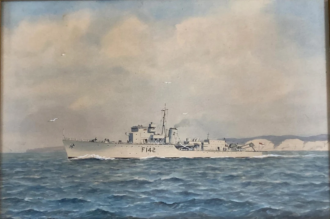 HMS Brocklesby; by Eric Tufnell | Scrolller