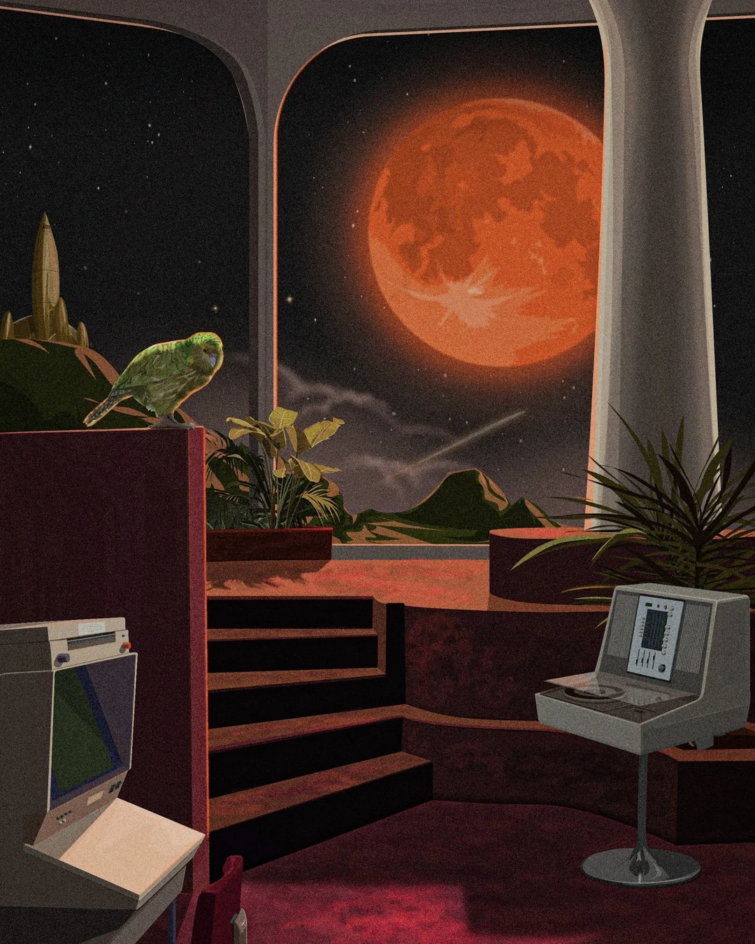 Kakapo's Nest, Me, Adobe Illustrator, 2022 | Scrolller