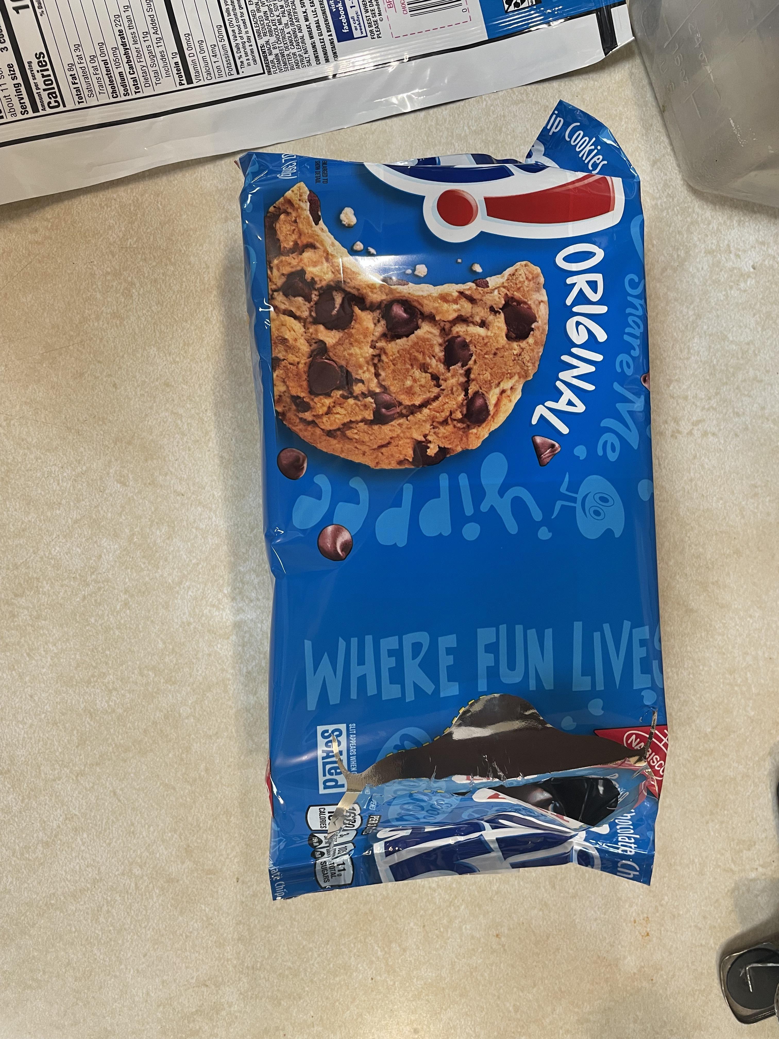 Chips ahoy misprint was inside a properly printed chips ahoy | Scrolller
