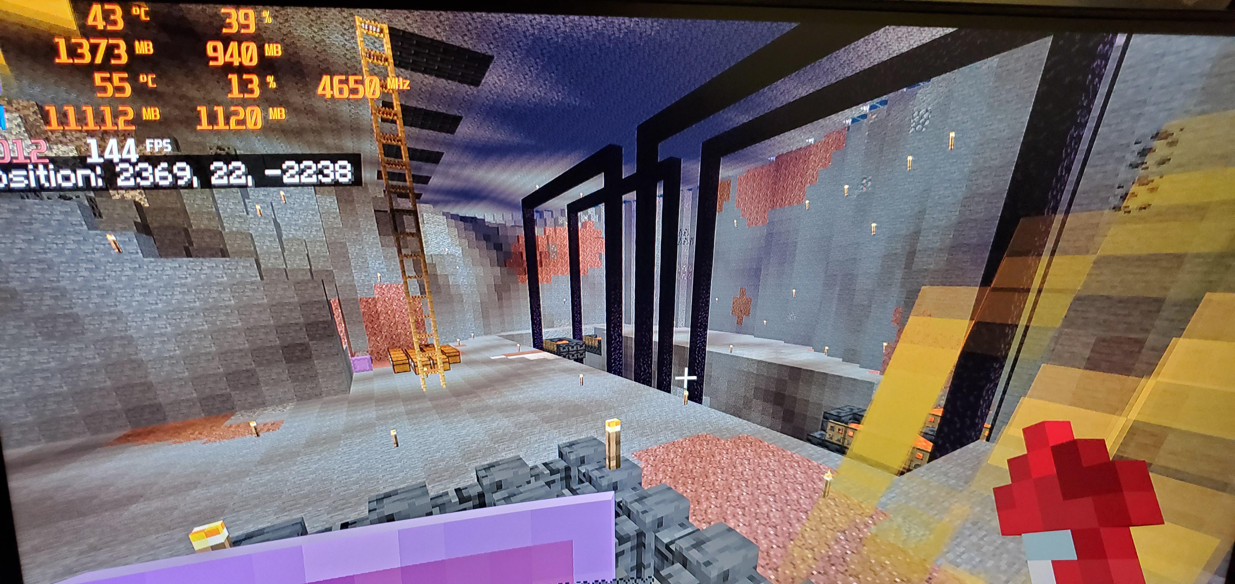 Digging out underneath the monument. needed a way to mend my pickaxes. I think this should be ...