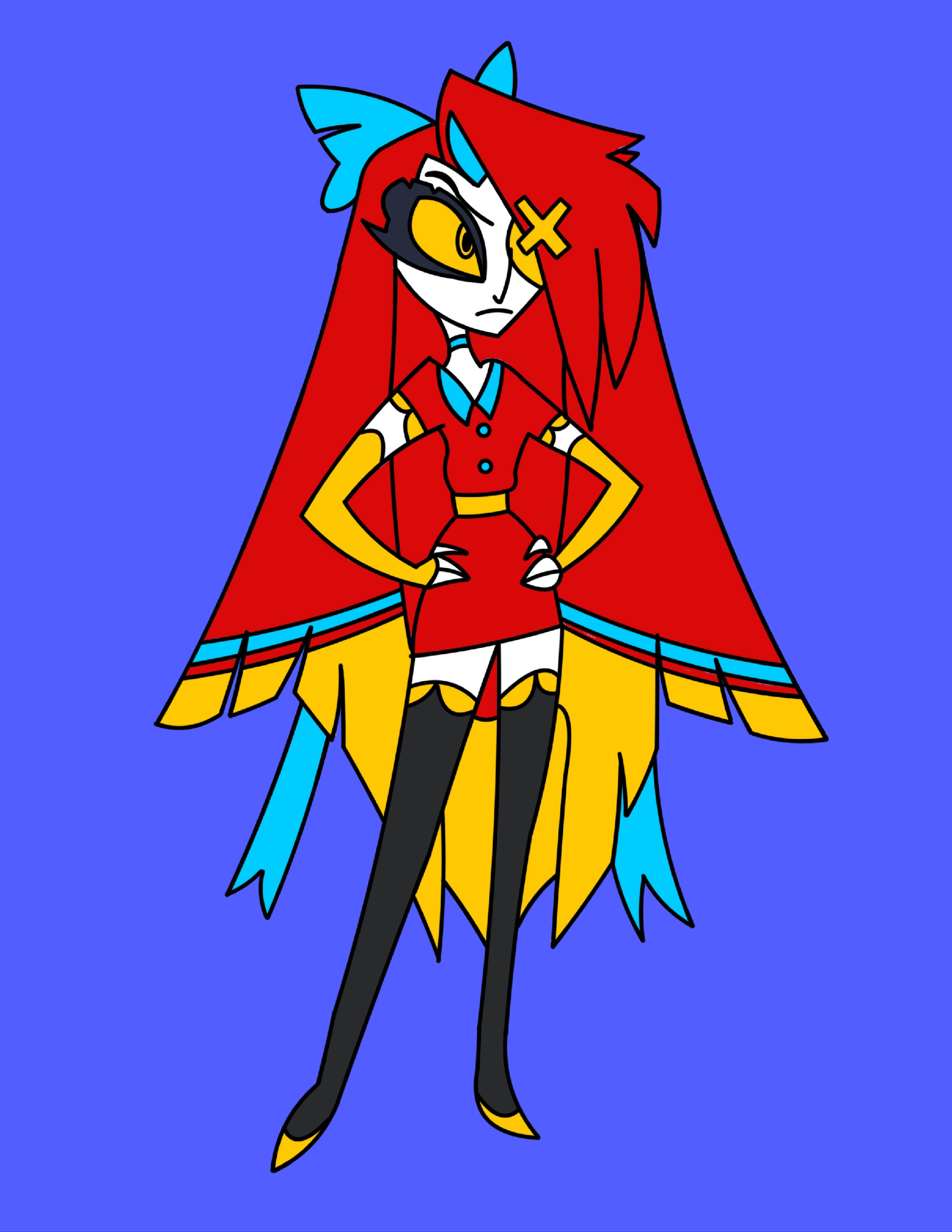 Day 8 of putting Hazbin characters in my OC's colors | Scrolller