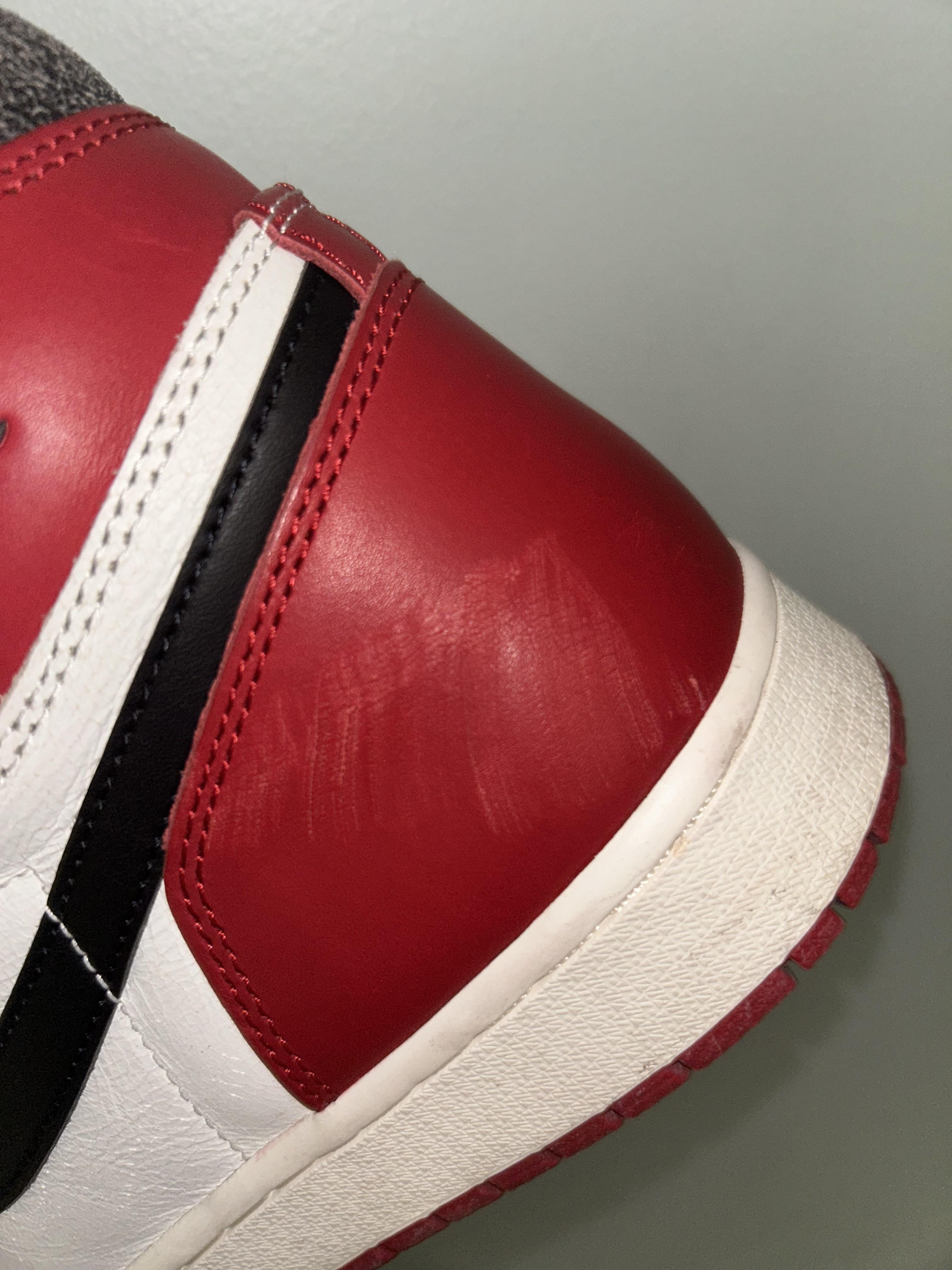 Does anyone know how to get rid of scratches on colored leather like this? | Scrolller