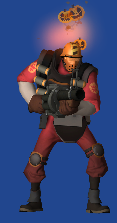 Thoughts on these loadouts designed around the Pumpkin Party Hazard Headgear | Scrolller