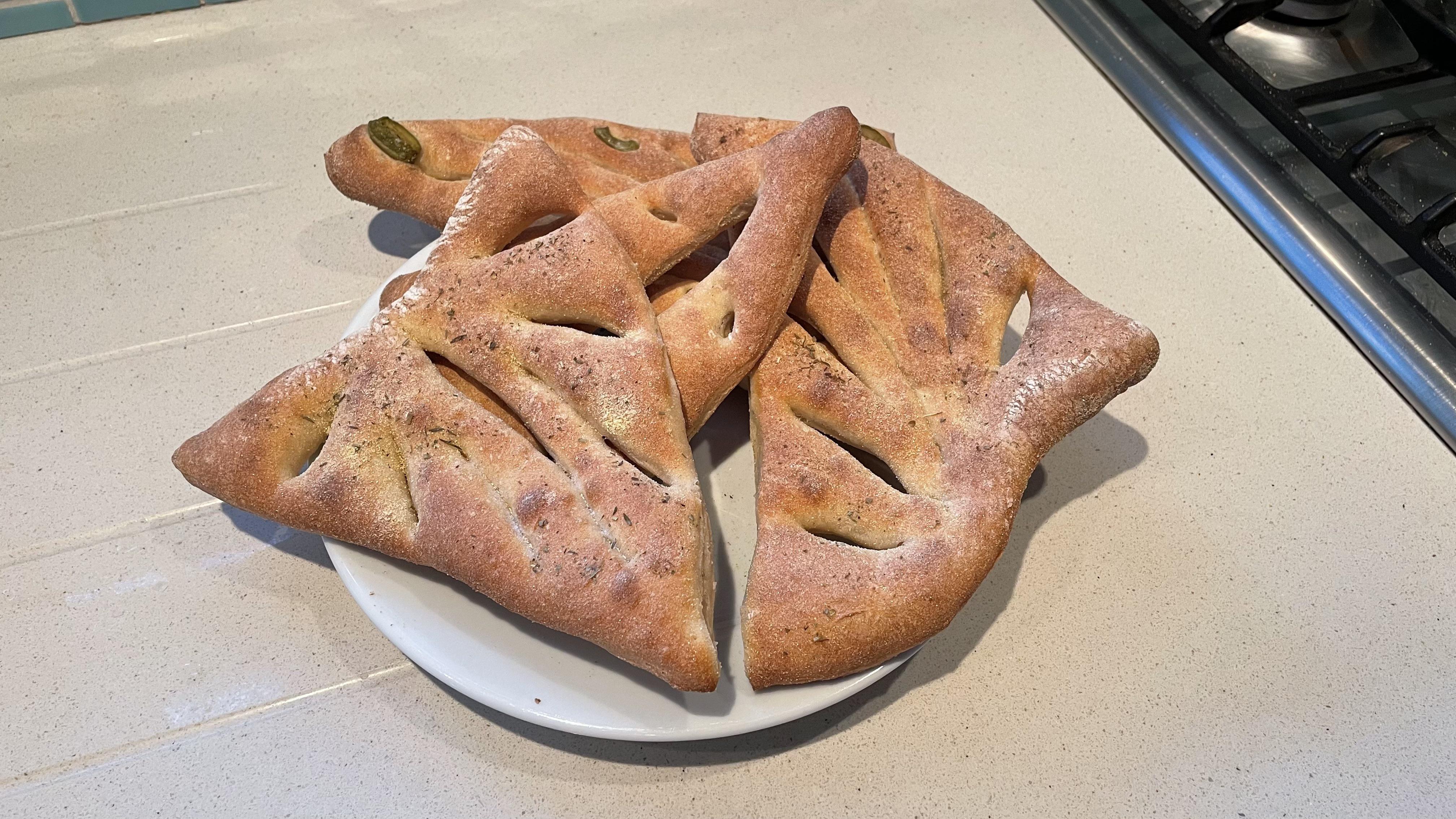 My first ever fougasse! After using FWSY to make larger slow rise breads, I was thrilled to ...