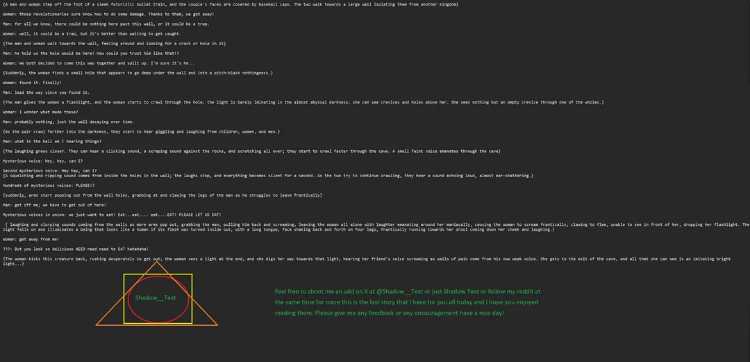 script 4 The Journey through hell (final for now) | Scrolller